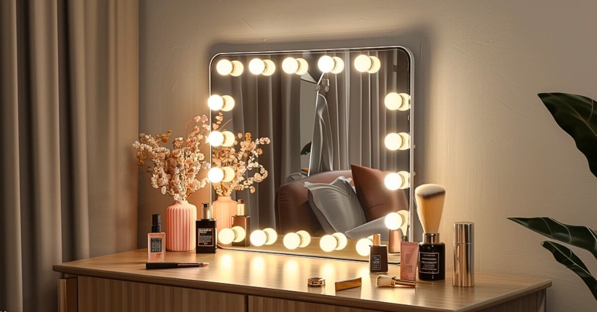 Creating Your Dream Vanity with the Best Makeup Mirror by LUXFURNI ...